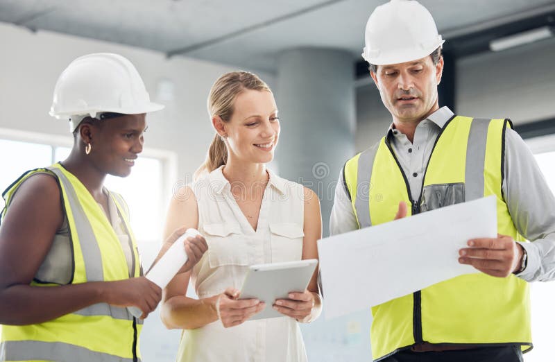 Engineer, Diversity and Planning Building Strategy with Team in Meeting ...