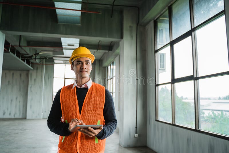 Engineer Doing Inspection on Project Installation Stock Photo - Image ...
