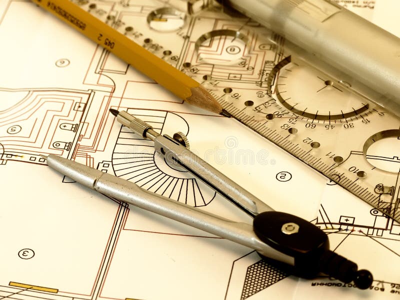 Engineering tools stock image. Image of engineering, diagram - 5313695