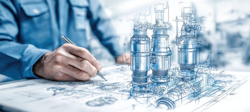 111 Engineering Drawing Sketch Engine Cad Stock Photos - Free & Royalty ...