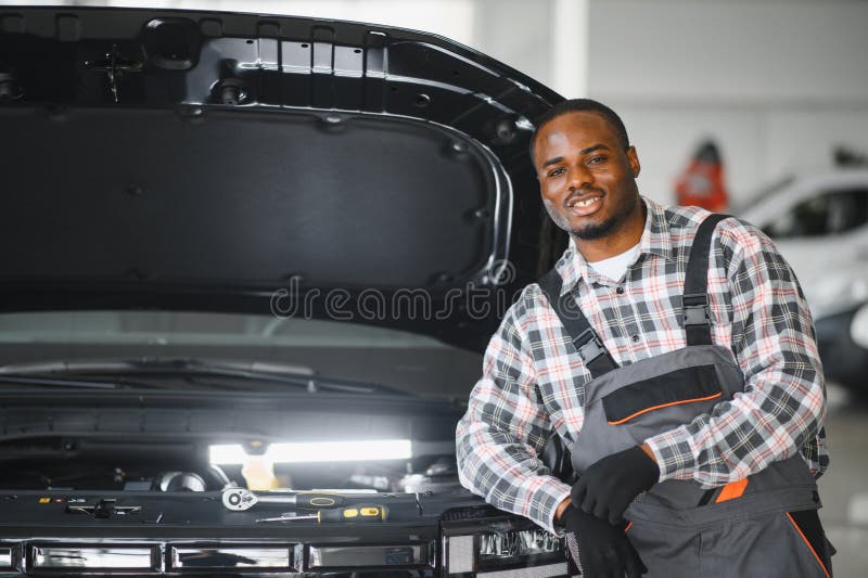Engineer Expertly Examines Car Motor Using Advanced Mechanical Tools ...