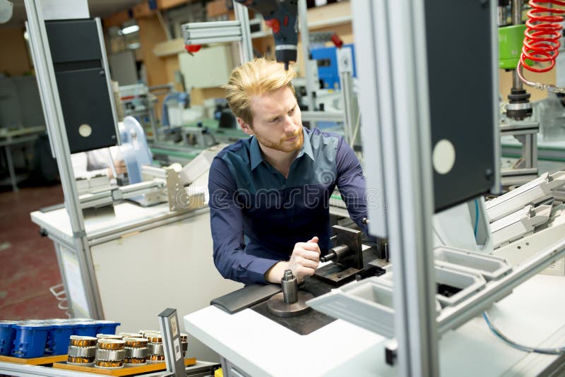 Engineer in the factory stock image. Image of expertise - 53119593