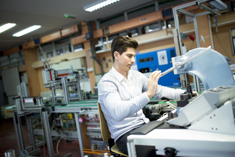 Engineer in the factory stock image. Image of supervisor - 53132613