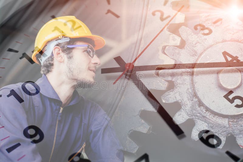 Engineer Foreman Worker Working Times, Working Hours of Labor in ...