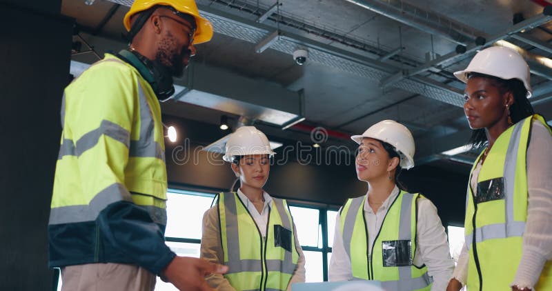 Engineer Group, Laptop and Talking for Planning, Strategy or Project ...