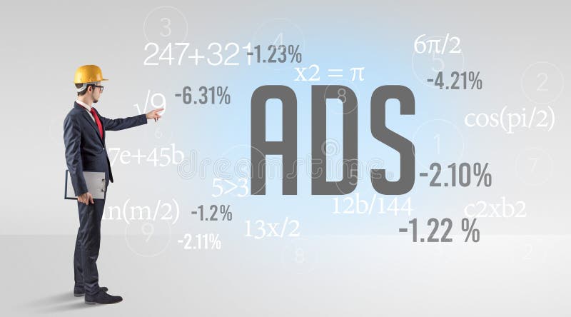 Engineer in Hard Hat with Abbreviation Stock Photo - Image of ...