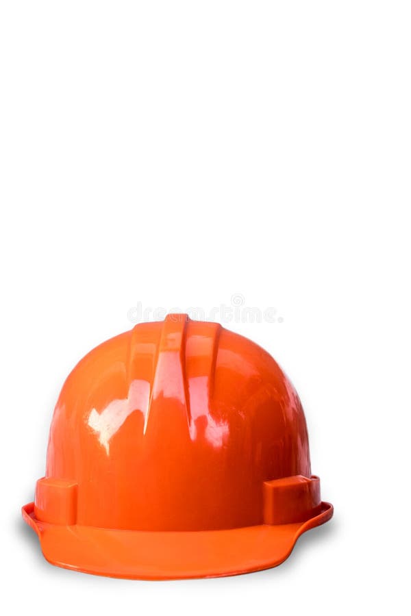 Engineer Hat on White Background Stock Photo - Image of white, hard ...