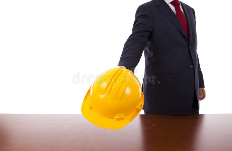 Engineer helmet stock photo. Image of businessman, protect - 6686750