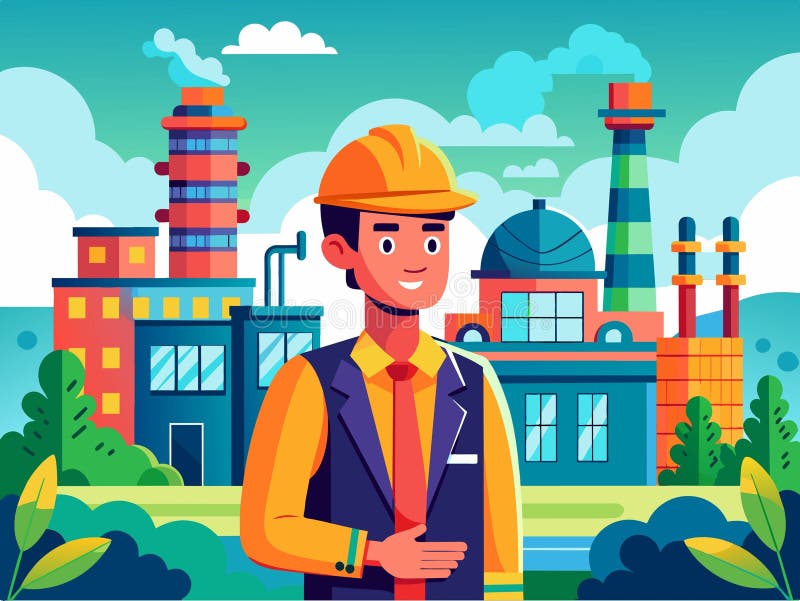 Factory Worker Illustration Stock Illustrations – 32,737 Factory Worker ...