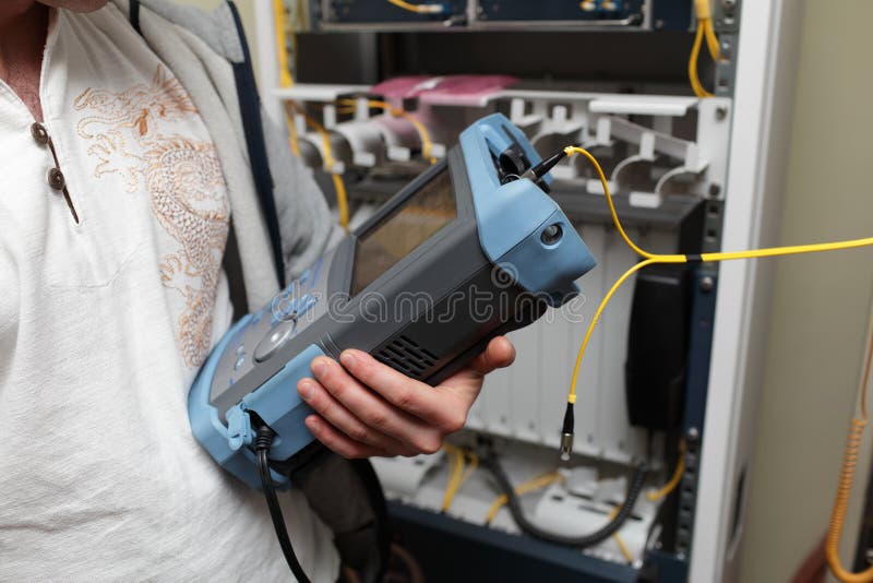 Telecom/Electrical Engineer Stock Photo - Image of communications ...