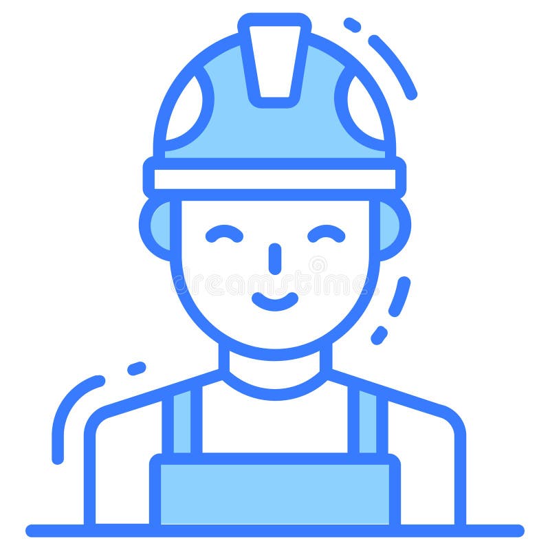 Engineer Icon, Single Avatar Vector Illustration Stock Vector ...
