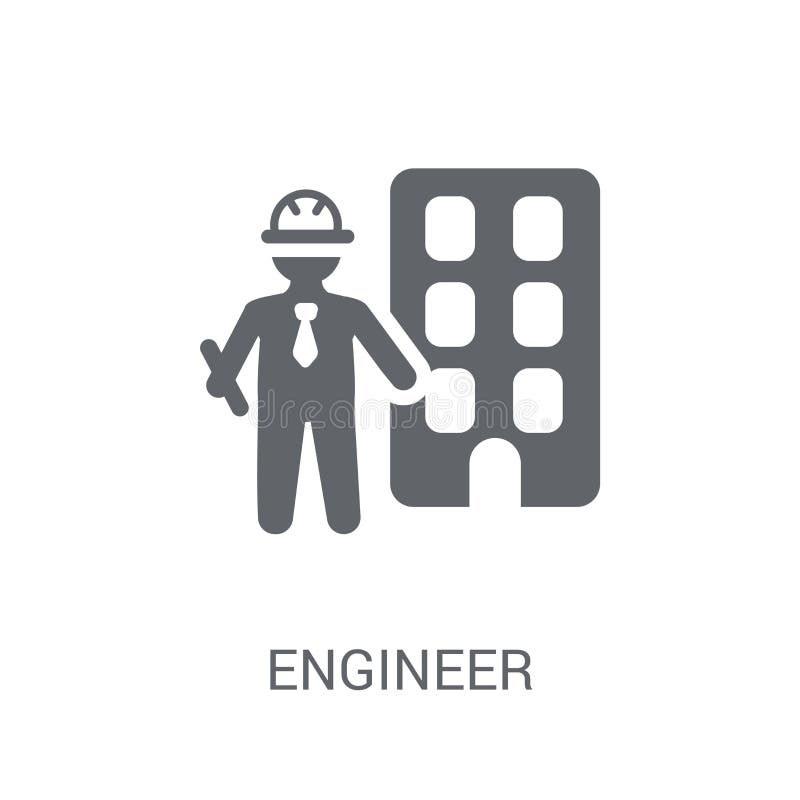 Engineer Icon. Trendy Engineer Logo Concept on White Background Stock ...