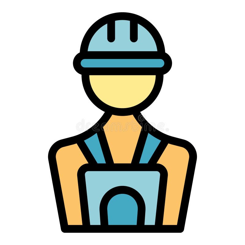 Engineer icon vector flat stock vector. Illustration of isolated ...