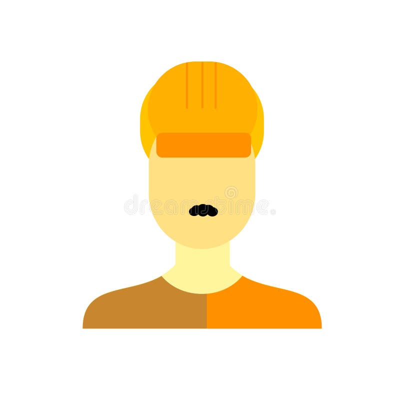 Engineer Icon Vector Sign and Symbol Isolated on White Background ...