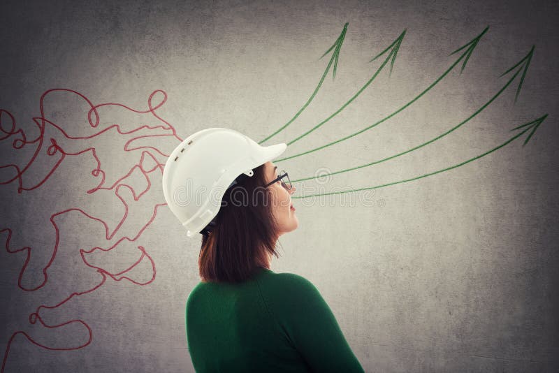 Information Processing As Mess Lines Come through Head and Transform ...