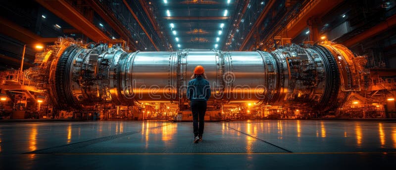 Massive Complex Turbine Engine Stock Photos - Free & Royalty-Free Stock ...