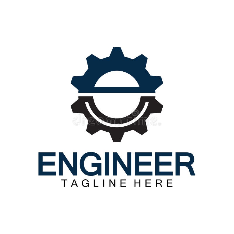 Engineer Logo Design, Letter E Gear Logo, Engineer Logo with Letter E ...