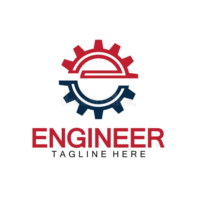 Engineer Logo Design, Letter E Gear Logo, Engineer Logo with Letter E ...