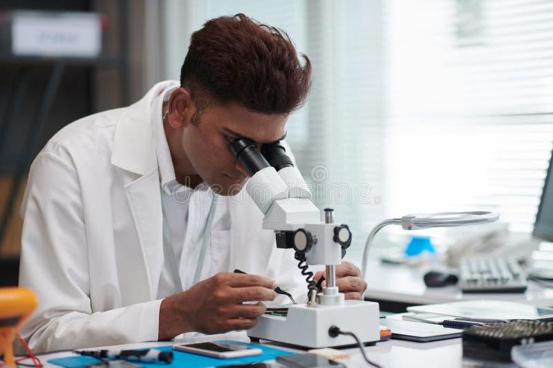 Engineer Repairing Hard Drive Stock Image - Image of repair, working ...