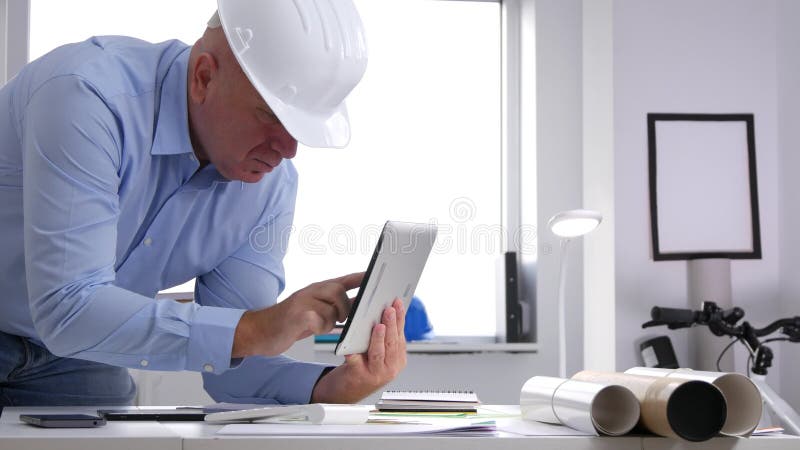 Engineer Make Calculation and Access Technical Information Using Touch ...