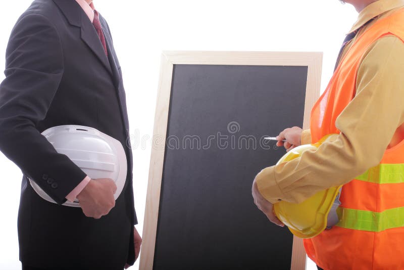 Engineer Making Discussion and Presentation Stock Photo - Image of ...