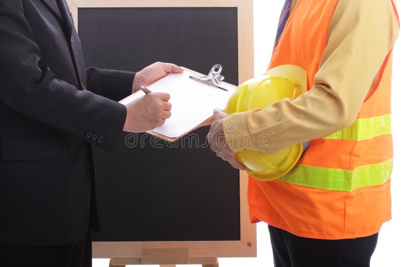 Engineer Making Discussion and Presentation Stock Photo - Image of ...