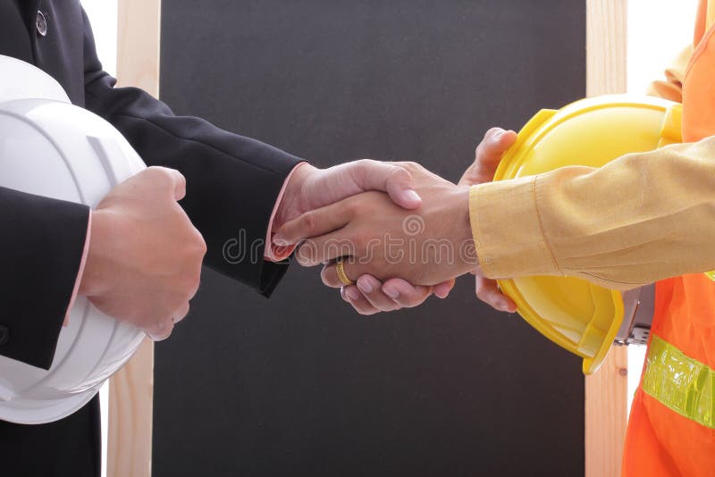 Engineer Making Success Discussion and Presentation Stock Image - Image ...