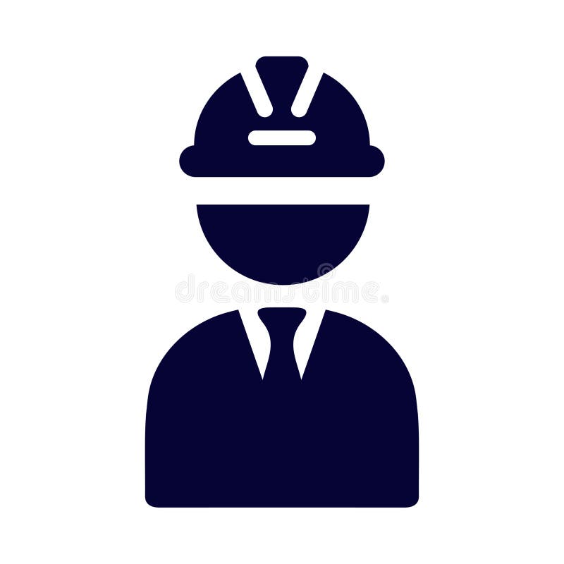 Engineer, Man, People, Worker, Construction Engineer Icon Stock Vector ...