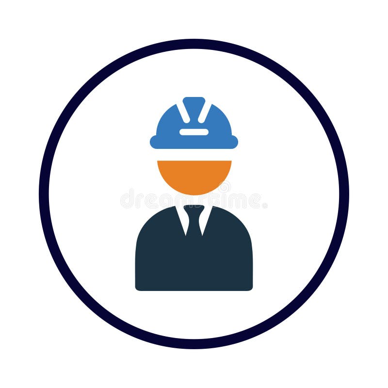 Engineer, Man, People, Worker, Construction Engineer Icon Stock Vector ...