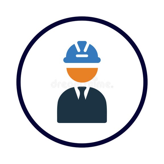 Engineer, Man, People, Worker, Construction Engineer Icon Stock Vector ...