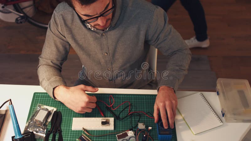 It, Engineer and Man Working on Computer, Motherboard and Circuit ...