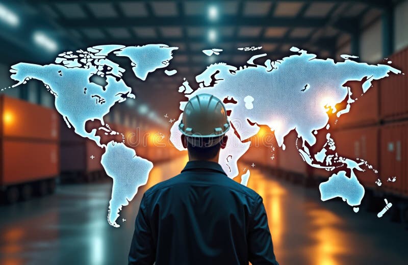 Global Logistic Distribution Stock Illustrations – 19,380 Global ...