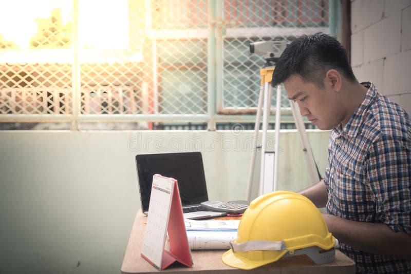 Engineer Manager Feel so Serious Stock Image - Image of office, group ...