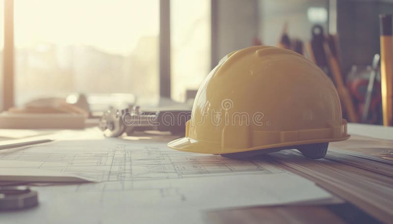 Engineer Meeting for Architectural Project with Partners and Engineering Tools in a Workplace ...