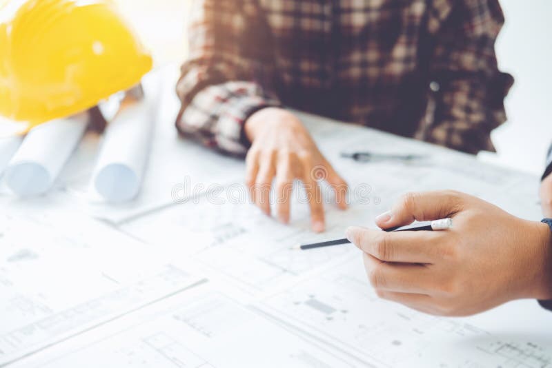 Engineer Meeting for Architectural Project and Working with Partner ...