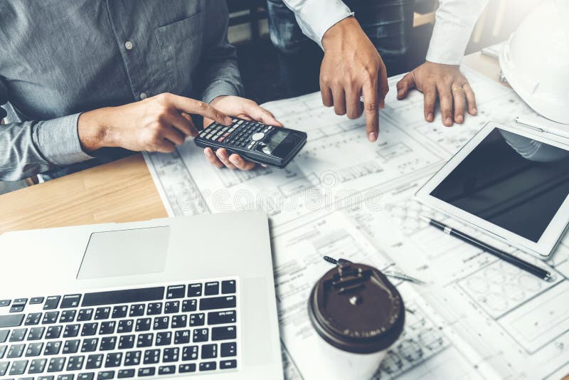 Engineer Meeting for Architectural Project and Working with Partner ...