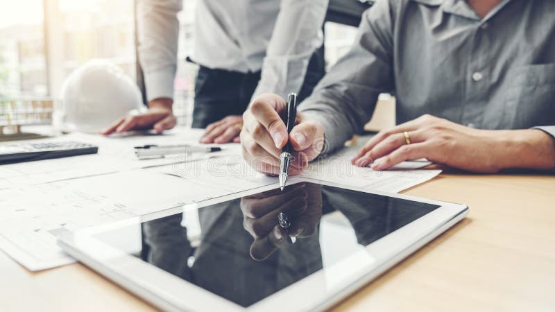 Engineer Meeting for Architectural Project and Working with Partner ...