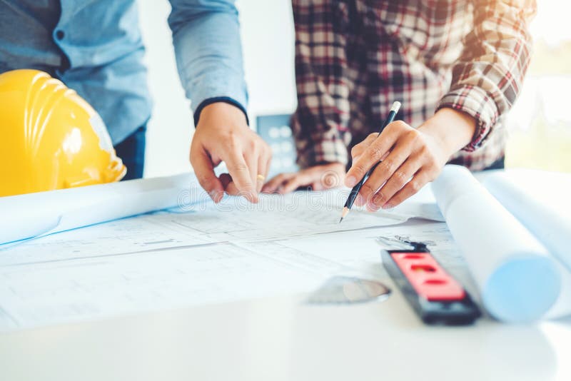 Engineer Meeting for Architectural Project and Working with Partner ...