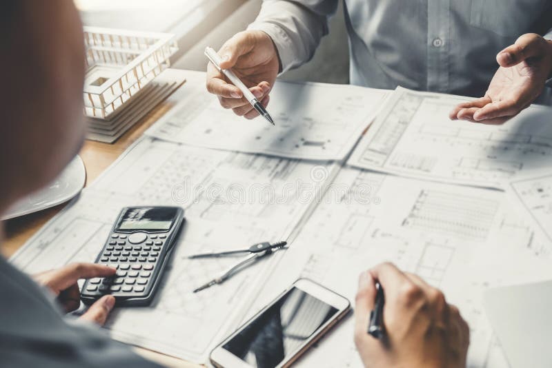 Engineer Meeting for Architectural Project and Working with Partner ...