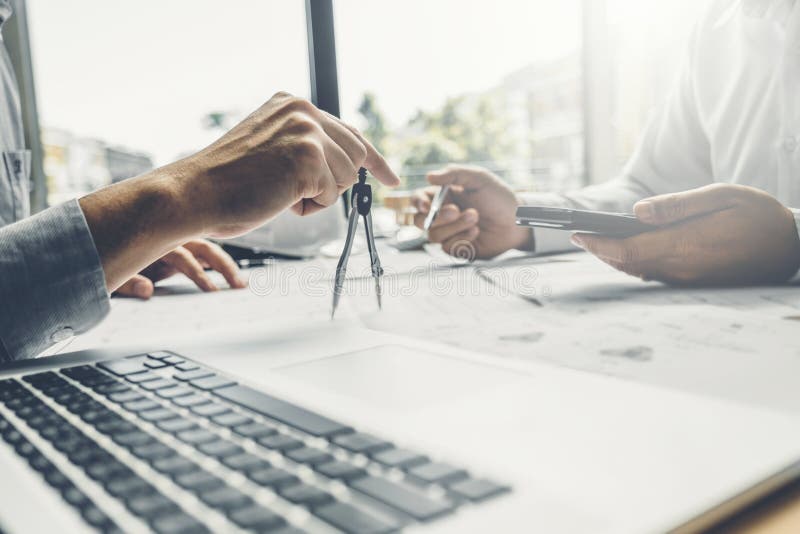 Engineer Meeting for Architectural Project and Working with Partner ...