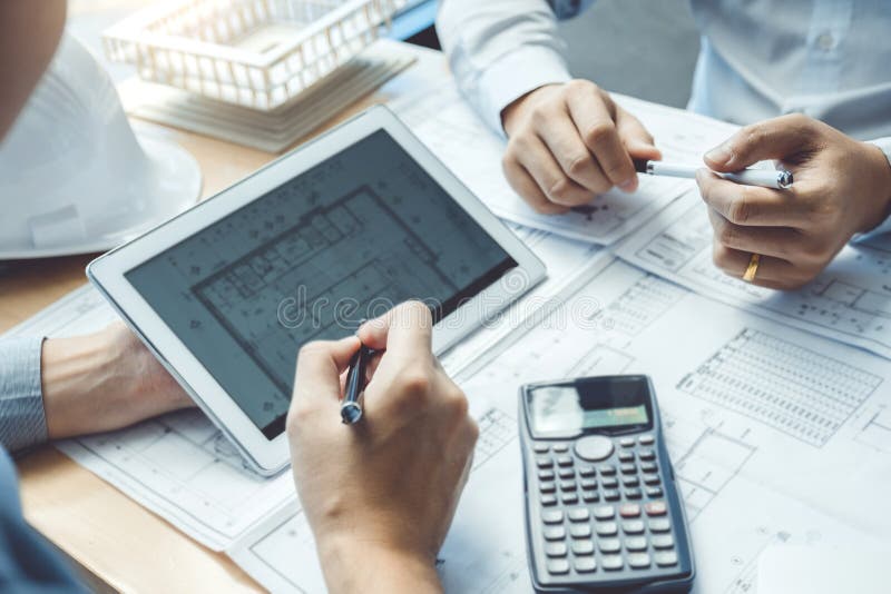 Engineer Meeting for Architectural with Tablet Project and Working with ...