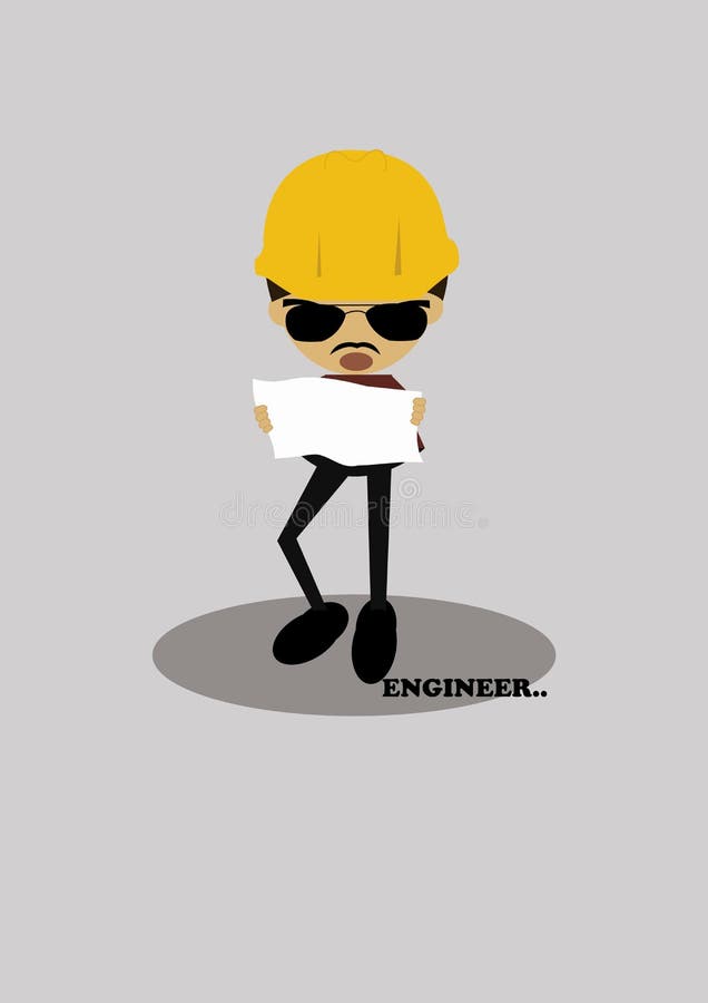 Crying Engineer Cartoon Character Stock Vector - Illustration of male ...