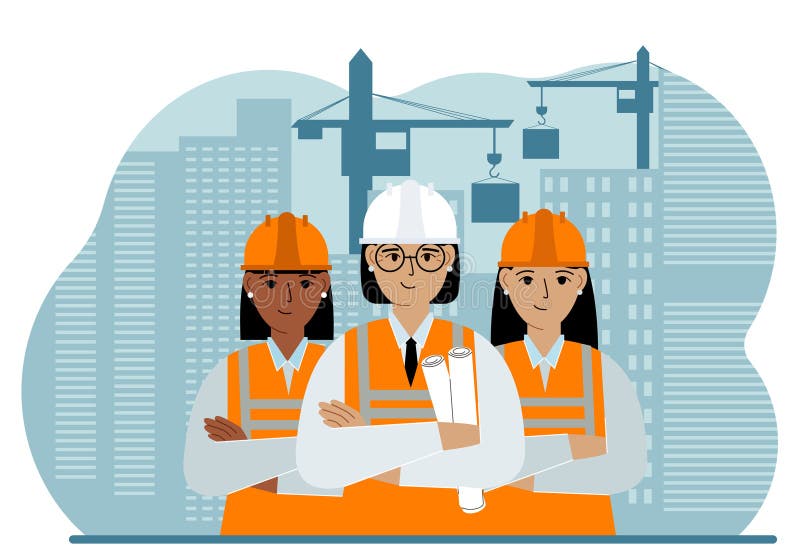 Engineer Near Houses Under Construction and Construction Cranes ...