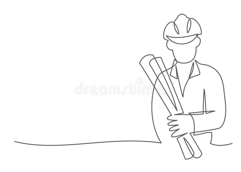 Drawing Engineer One Line Stock Illustrations – 924 Drawing Engineer ...