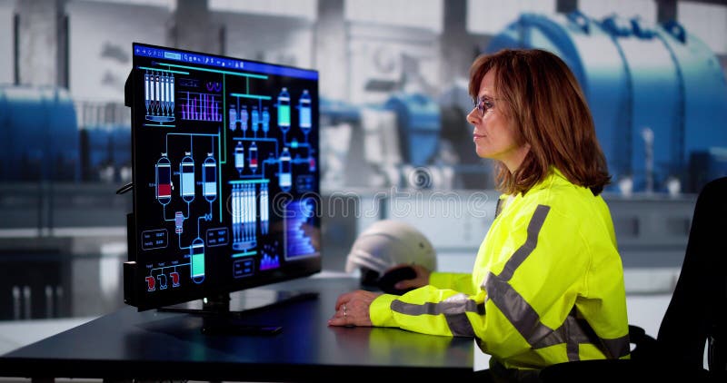 Engineer Operators Using Scada System Stock Photo - Image of screen ... Engineer Operators Using Scada System Stock Photo - Image of screen ...