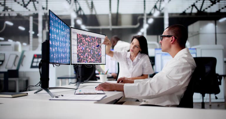 Engineer Operators Using Scada System Stock Photo - Image of diverse ...