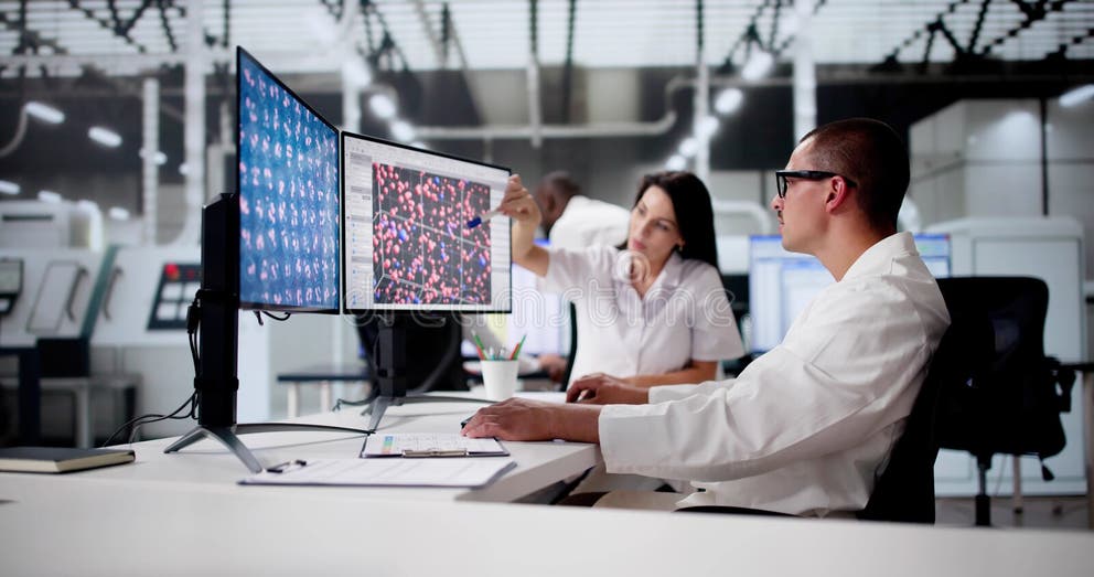 Engineer Operators Using Scada System Stock Photo - Image of diverse ...