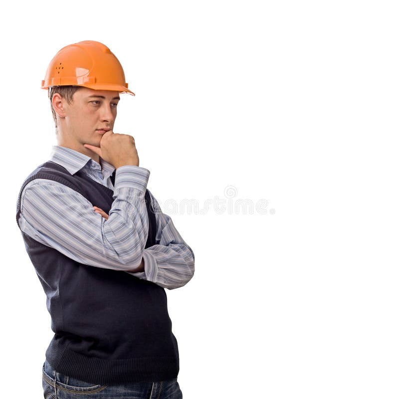 Engineer Working with Sketch Stock Image - Image of employment ...