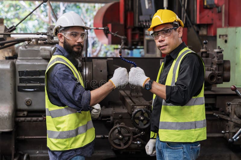 Engineer People Happy To Be Successful Partnership Team. after ...