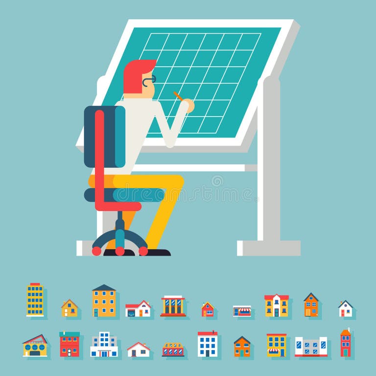 Planner Projector Designer Stock Illustrations – 15 Planner Projector ...